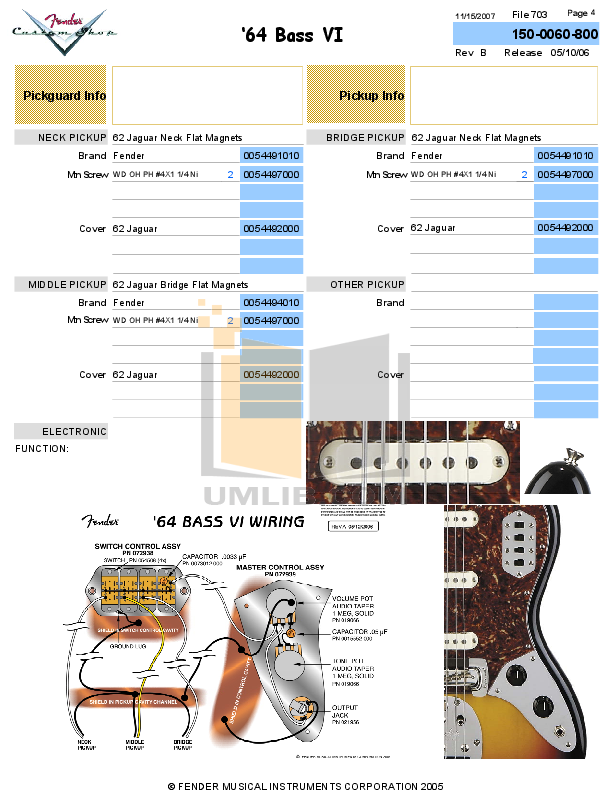Fender Bass Vi Wiring Diagram Style Guru Fashion Glitz Glamour Style Unplugged